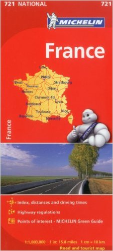 Michelin Road Map – France – Vagabond Year